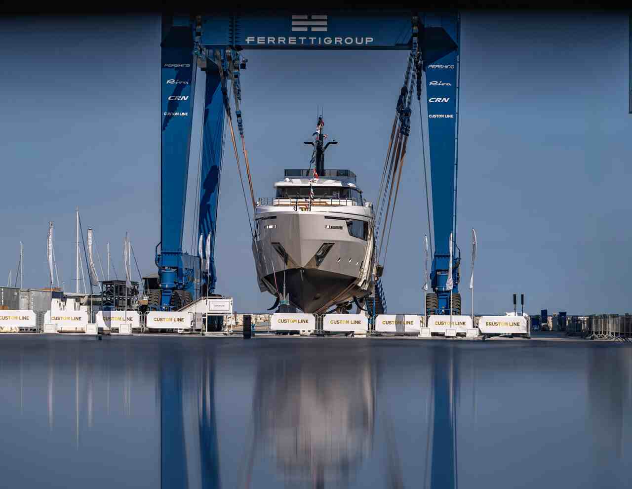 Custom Line launches five superyachts in a month